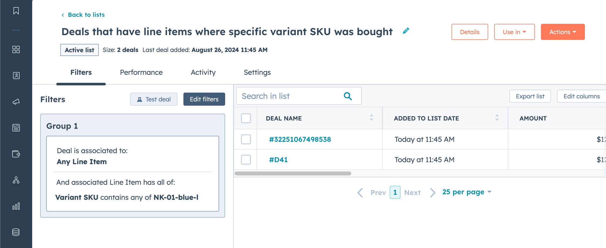 Tips for using Line Items in HubSpot Workflows, Lists and Reports
